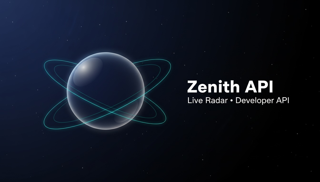 Zenith API — Real‑Time Satellite & ISS Tracking + Developer API
